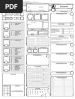 D&D 5E Rogue Character Sheet | PDF | Role Playing Games | Gaming