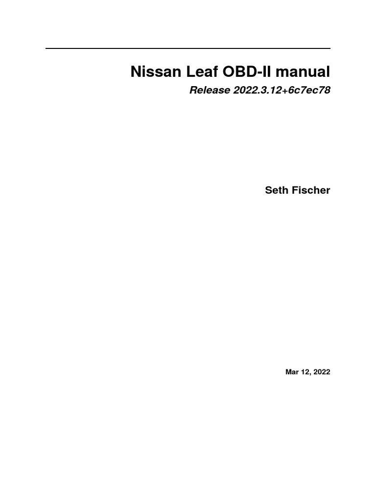 Leaf Obd Readthedocs Io en Latest | PDF | Computer Hardware | Computing