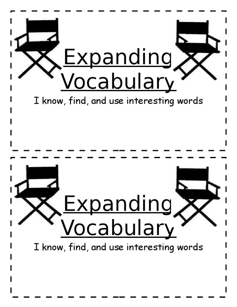 Expanding Vocabulary 2 | PDF