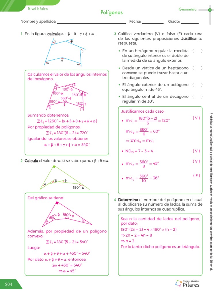 4 MAT5 U1 Polígonos | PDF | Triángulo | Euclides