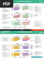 NTU Academic Calendar - AY2019-20 (Semester) | PDF | Academic Term ...