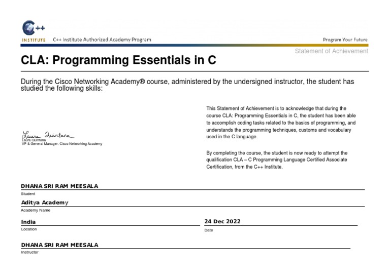 Cisco Certificate | PDF