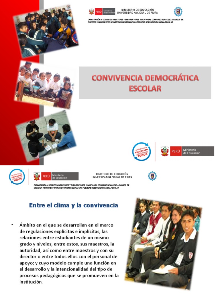 Convivencia Democratica Pdf Método De Enseñanza Democracia