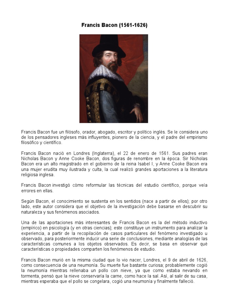 Francis Bacon | PDF