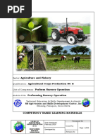 Agricultural Crop Production NC II Module | PDF | Occupational Safety ...