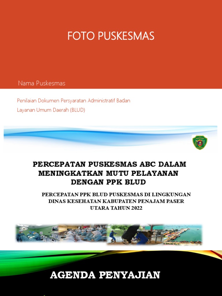 Contoh Presentasi Blud Puskesmas | PDF