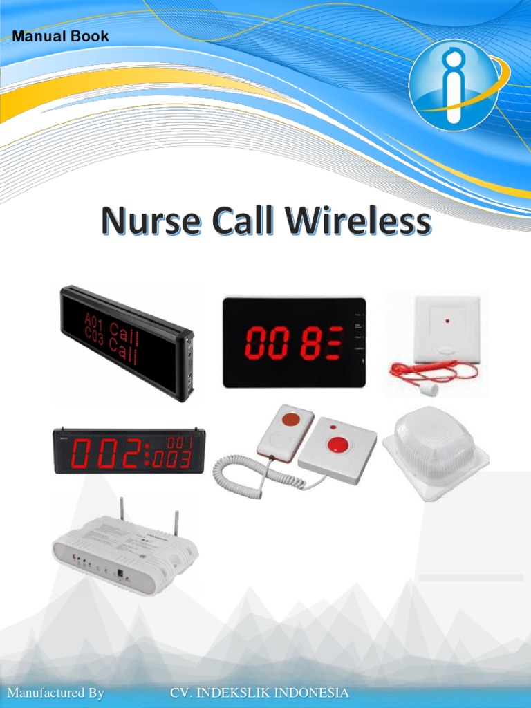 Manual Book Nurse Call Wireless | PDF