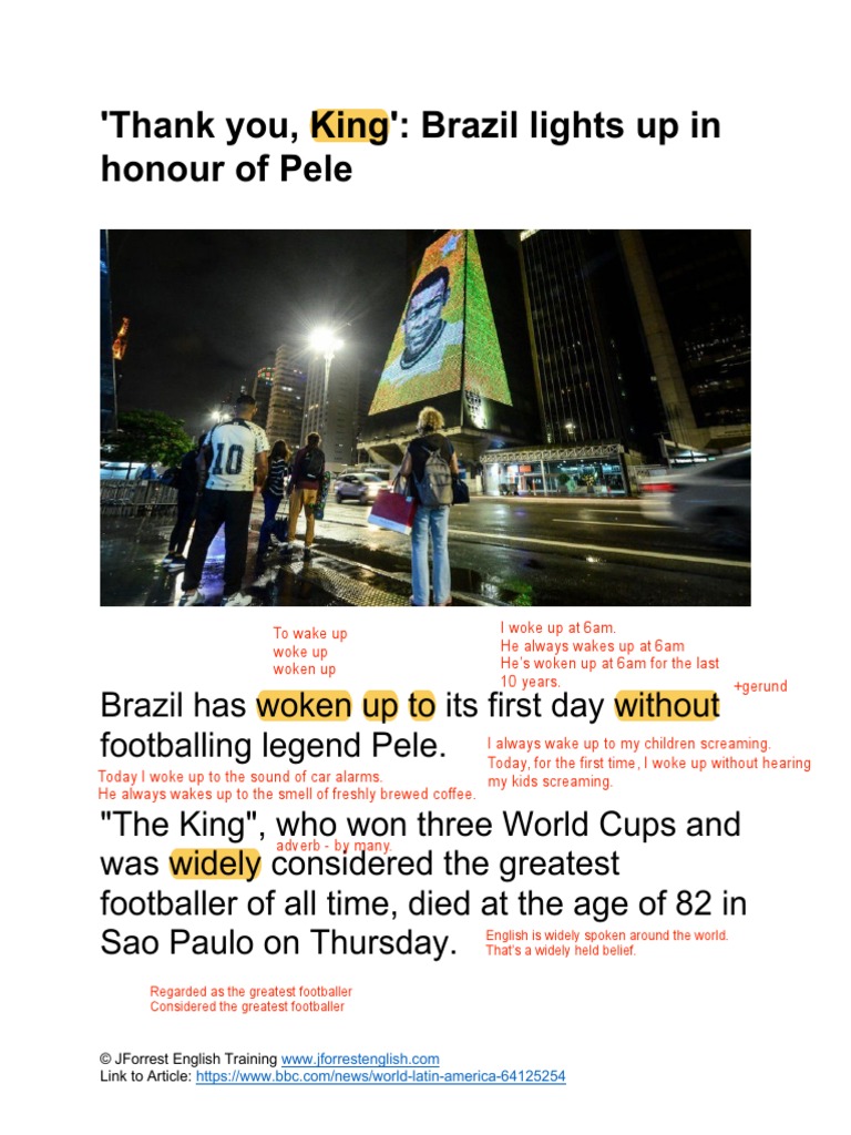 Pele Article JForrest English | PDF | English Language | Human ...