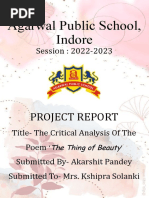 Class 12 - English Project | PDF | Social Science