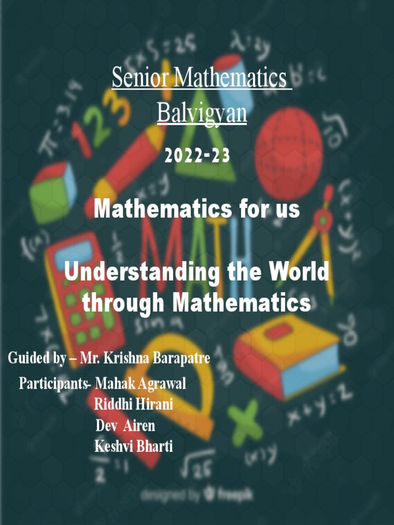 Math Bal Vigyan Best Presentation | PDF | Mathematics | Artificial Intelligence