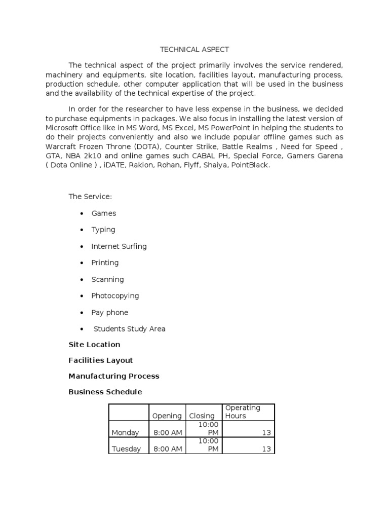 Technical Aspect | Partnership | Copyright