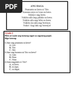 CRLA - ASSESSMENT TOOL For POST TEST | PDF