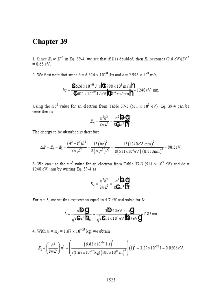 39 | PDF | Atoms | Electronvolt