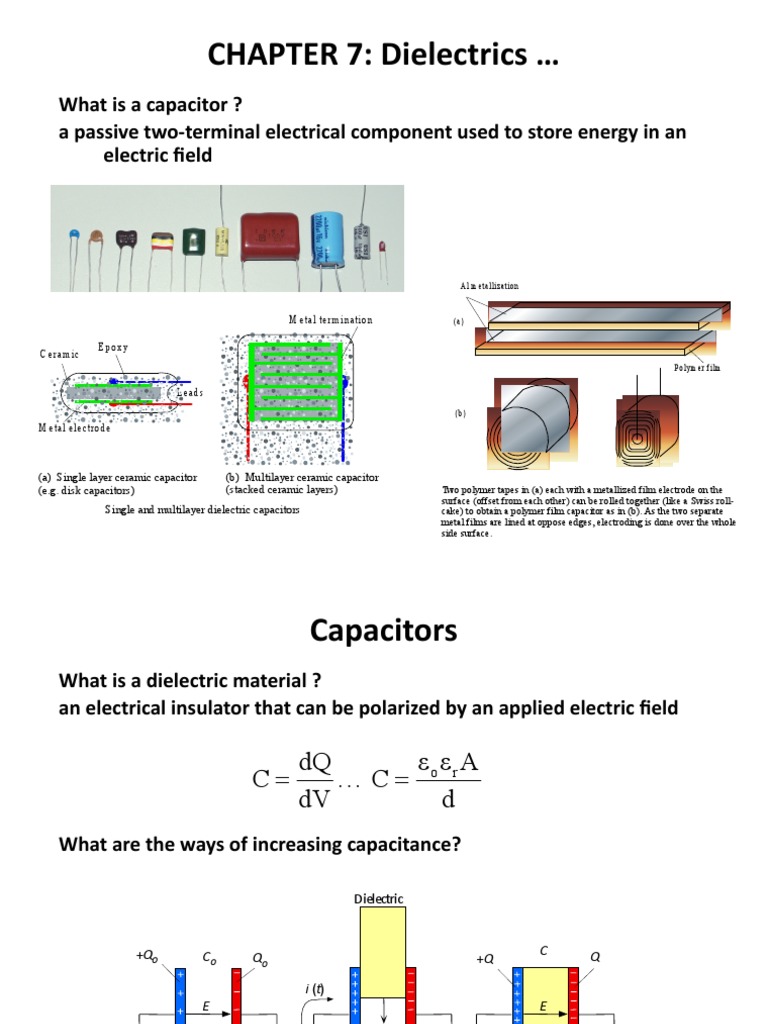 CHAPTER 7: Dielectrics | PDF | Dielectric | Condensed Matter