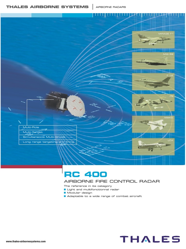 Thales rc400 | Download Free PDF | Radar | Radio Spectrum