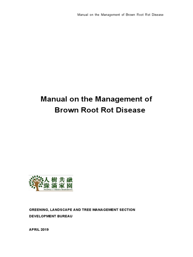 Manual On The Management of Brown Root Rot Disease | PDF | Infection ...