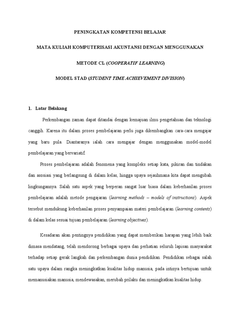 Proposal PTK Kompak | PDF