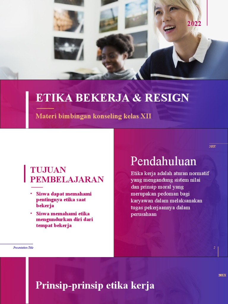 Etika Bekerja & Resign | PDF | Pengembangan Diri