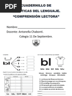 Fichas Lectoescritura Sonidos Za Zo Zu Ce Ci | PDF