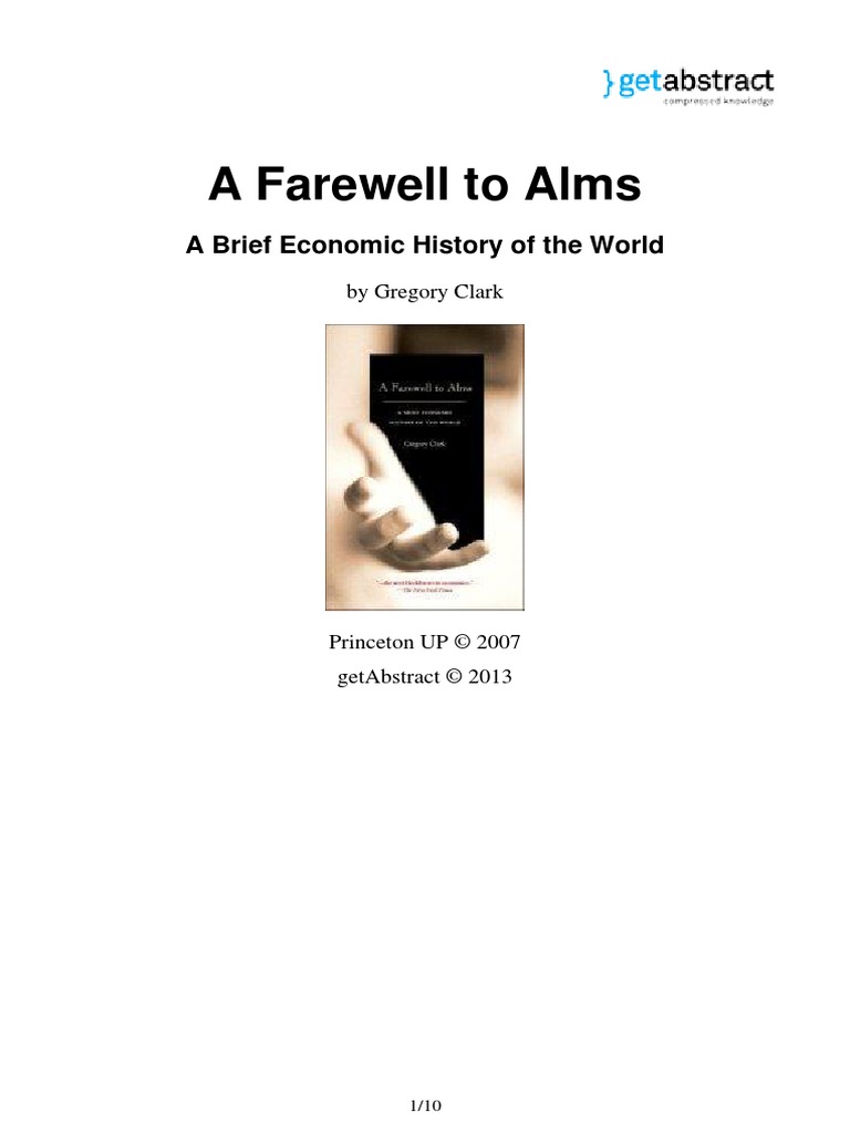 A Farewell To Alms Clark en 9377.simple | PDF | Economic Growth ...