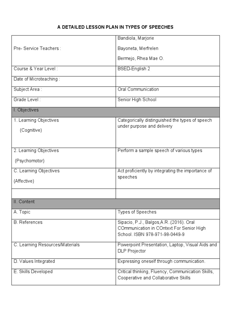 Lesson Plan 104 | PDF | Lesson Plan | Learning