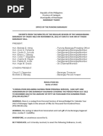 BCPC Reso. Approving BCPC Plan and Budget | PDF