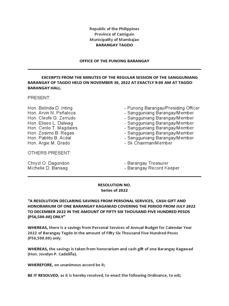 Resolution | PDF | Government