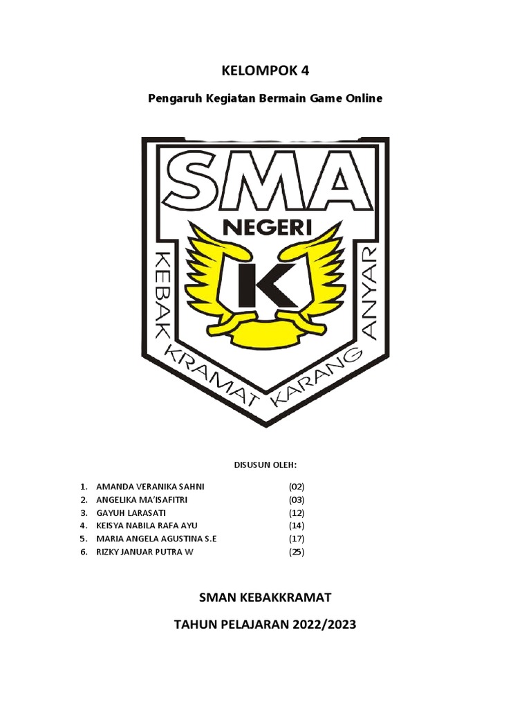Kel 4 Proposal Penelitian | PDF