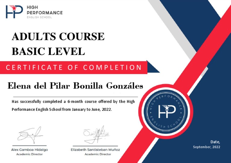 Certf Elena Bonilla Gonzales | PDF