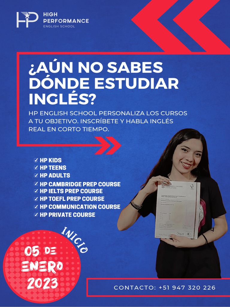 Flyer HP English School | PDF