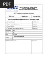 11.10.2 Lab - Design and Implement A VLSM Addressing Scheme | PDF | Computer Network | Ip Address