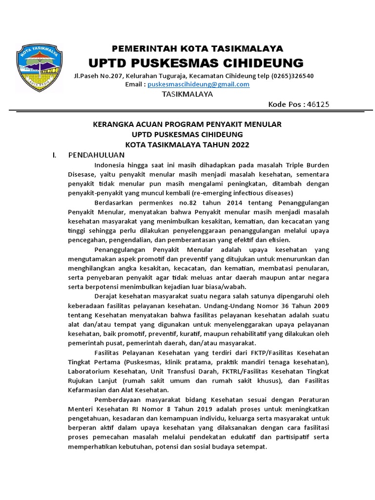 Kerangka Acuan Program p2p | PDF