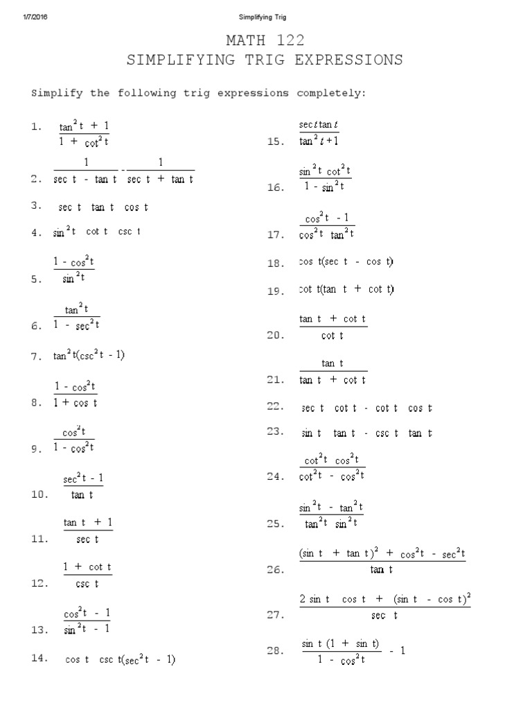 Lezgo Trigo Quiz B | PDF | Trigonometric Functions | Mathematical Relations