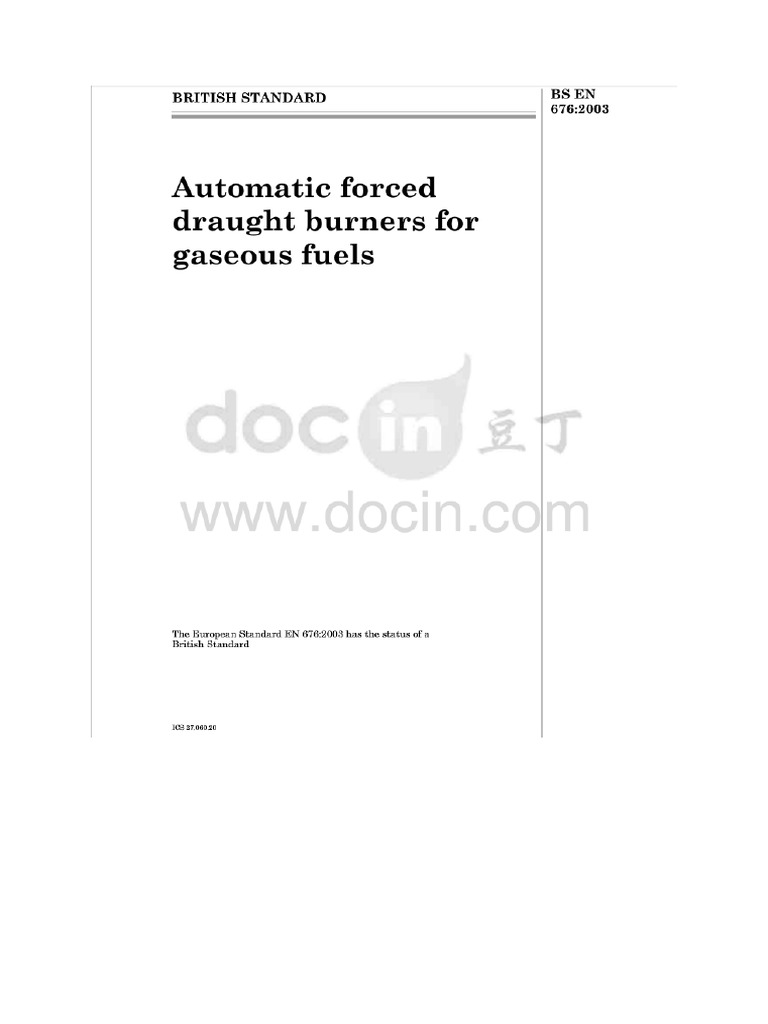 Din en 676 2003docx PDF Free | PDF