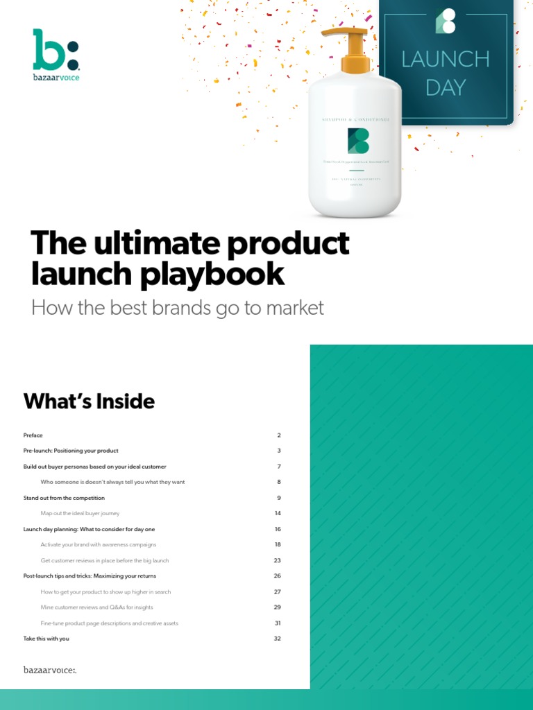 Product Launch Playbook Ebook | PDF | Brand | Advertising