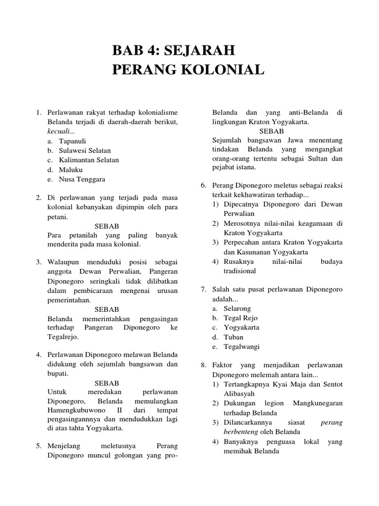 Tujuan Traktat Sumatera 1871 | PDF
