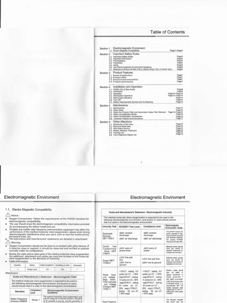Oxygen Concentrator | PDF