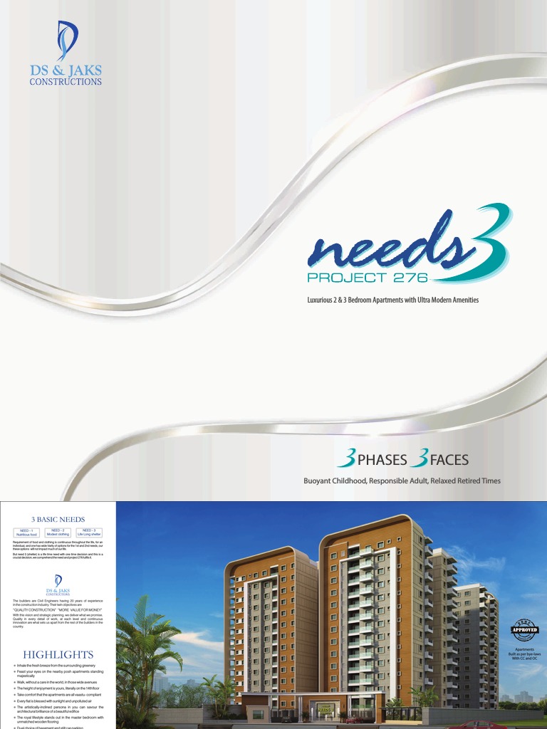 Needs 3 Project 276 - E Brochure | PDF