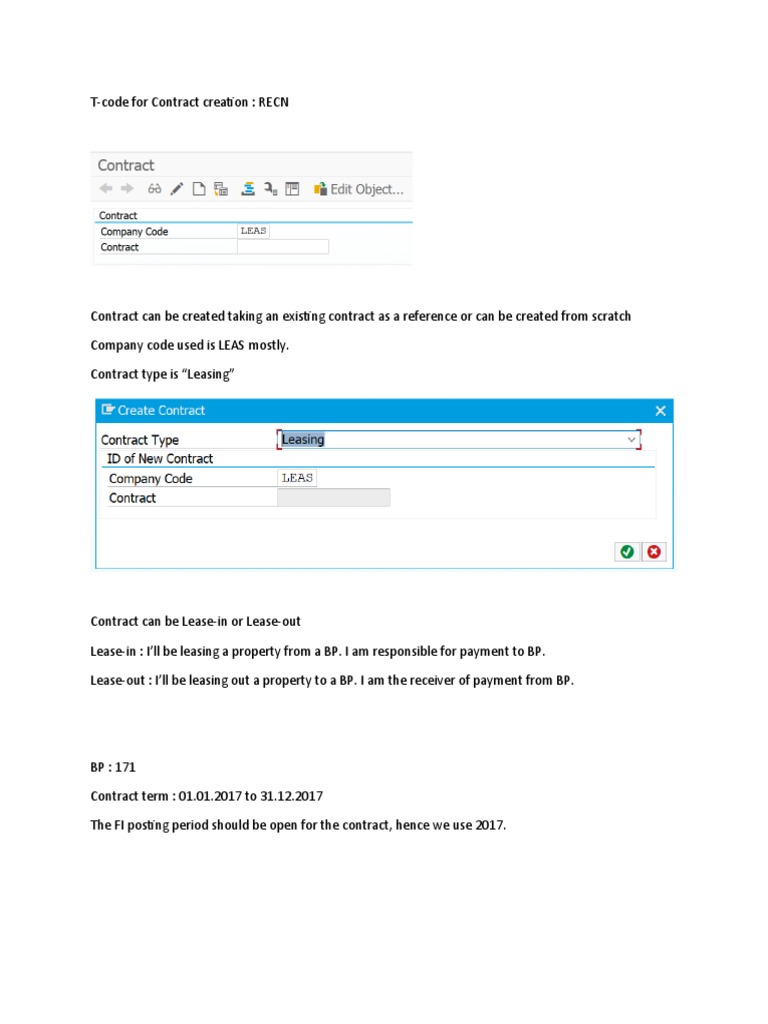 01 Contract Creation (Detailed Steps and Explanation) | PDF | Valuation ...