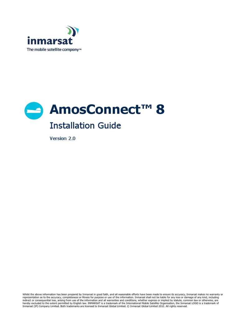 Amosconnect 8 Inmarsat | PDF | Databases | Login