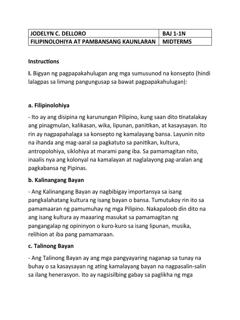 MIDTERMS | PDF MIDTERMS | PDF