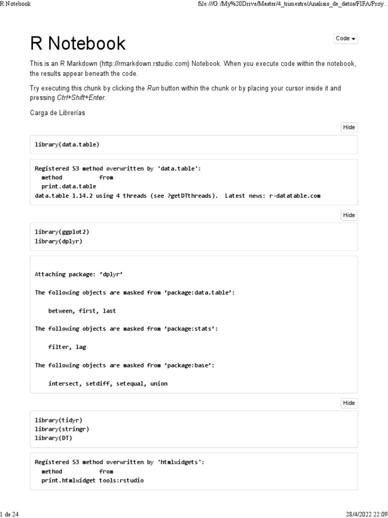 R Notebook FIFA | PDF | Athletic Sports | Football Codes