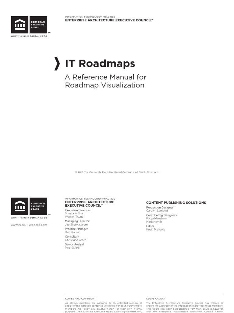 IT Roadmaps | PDF | Enterprise Architecture | Life Cycle Assessment
