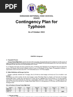 Earthquake Contingency Plan | PDF | Earthquakes | Hazards