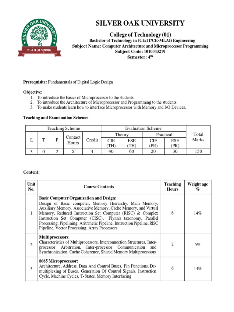 Computer Architecture Microprocessor Programming Pdf Central