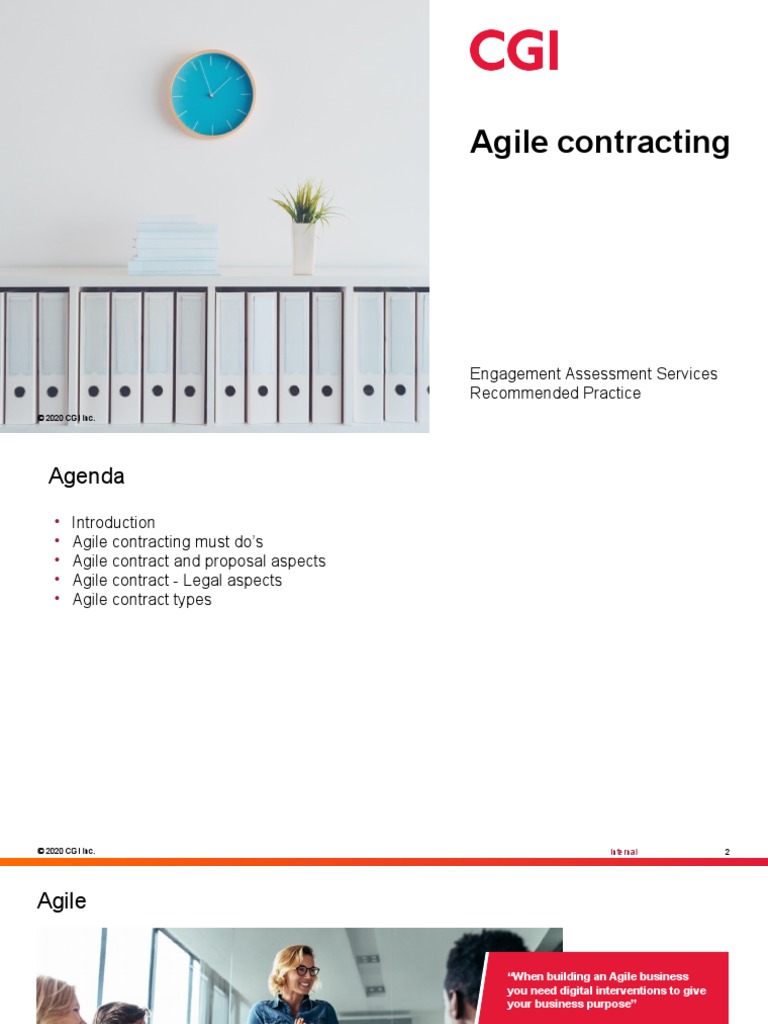 EAS Recommended Practices - Agile Contracting | PDF | Agile Software ...