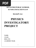 Class 12 Physics Investigatory Project | PDF | Series And Parallel ...