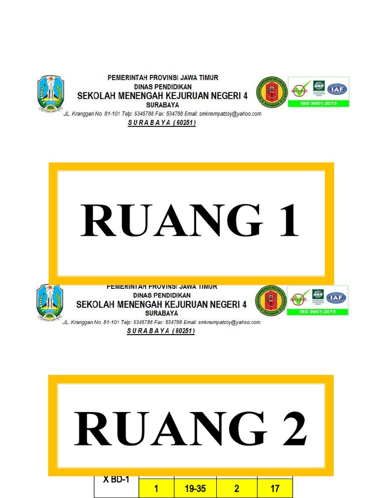 Tempelan Map Ruang | PDF