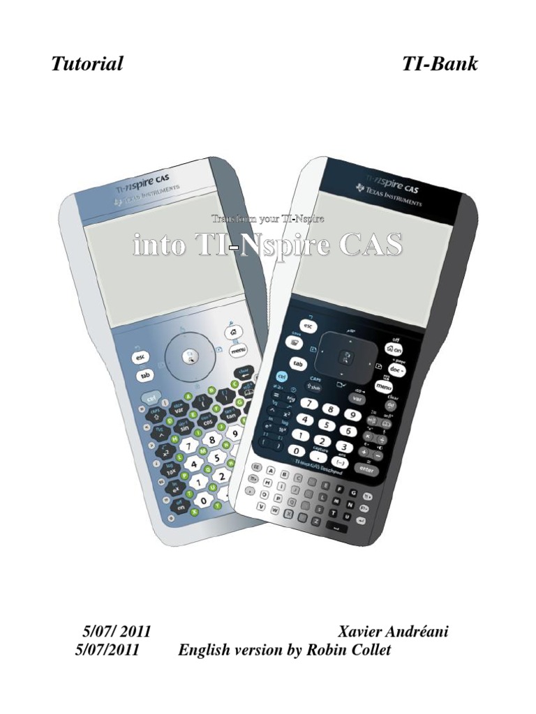 Transform your non-CAS TI-Nspire into a CAS calculator | PDF | Areas Of ...