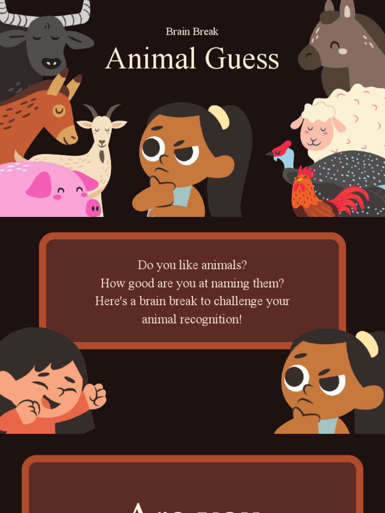 Guess Animal Game | PDF